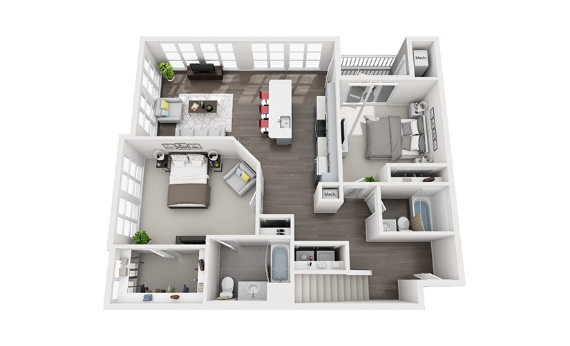 1, 2, and 3 bedroom apartment homes available to rent at | Baypointe